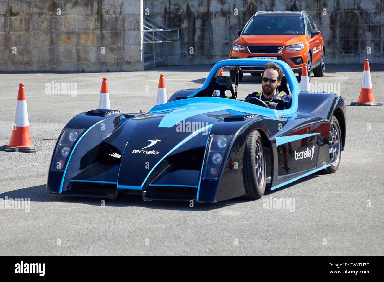 Electric car used as a test bench hi-res stock photography and images ...