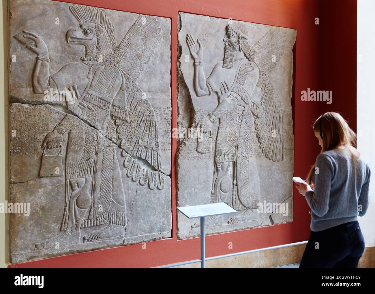 Palace Relief, Reconstruction of Assyrian Palace, Pergamon Museum ...