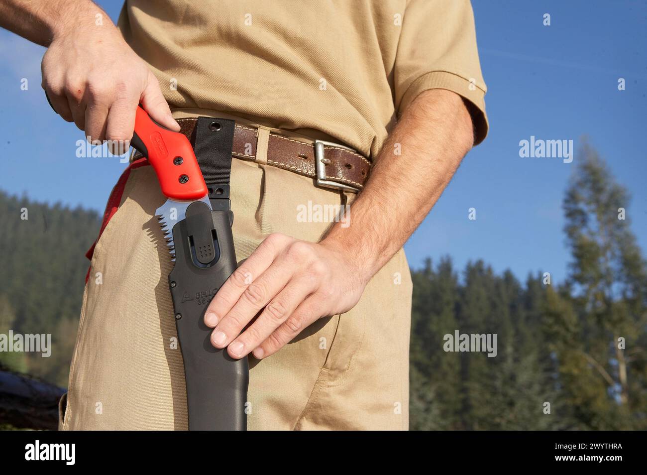 Hands farmer tools detail hi-res stock photography and images - Alamy