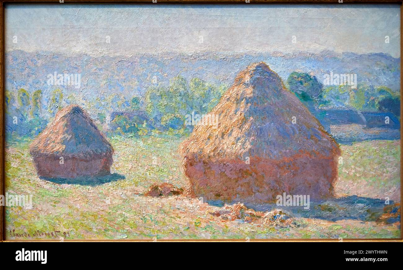 "Meules, fin de l'été", 1891, Claude Monet (1840-1926), Musée d'Orsay ...