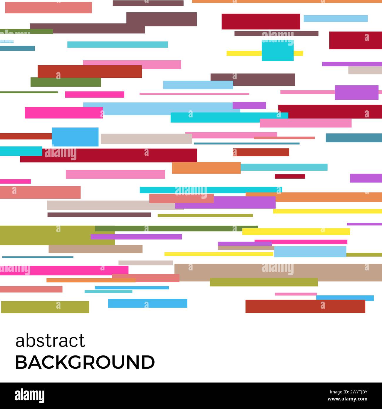 Abstract vector background of multicolored rectangles of different ...