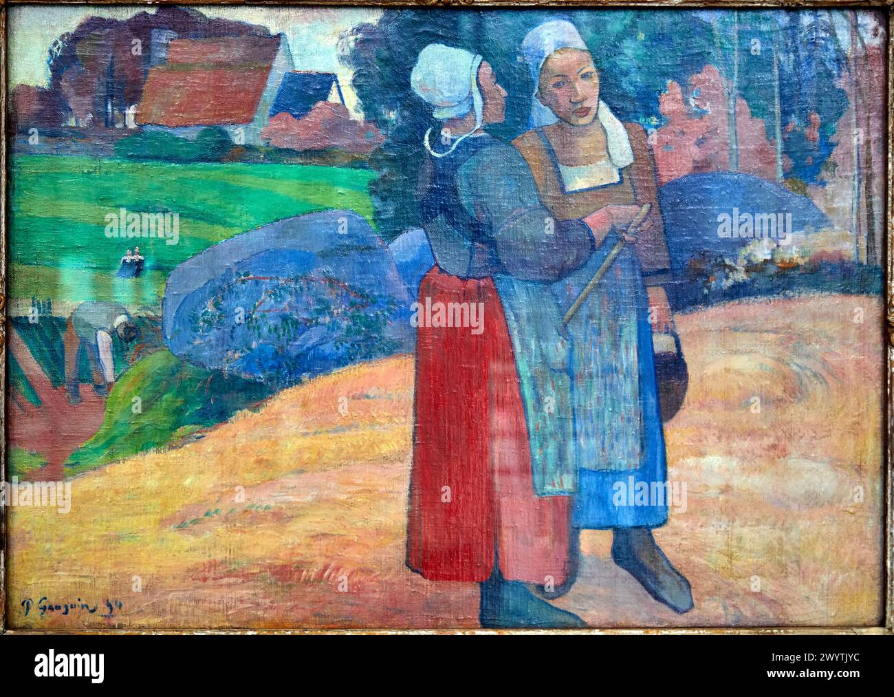 "Paysannes bretonnes", 1894, Paul Gauguin, Musée d'Orsay, Paris, France ...