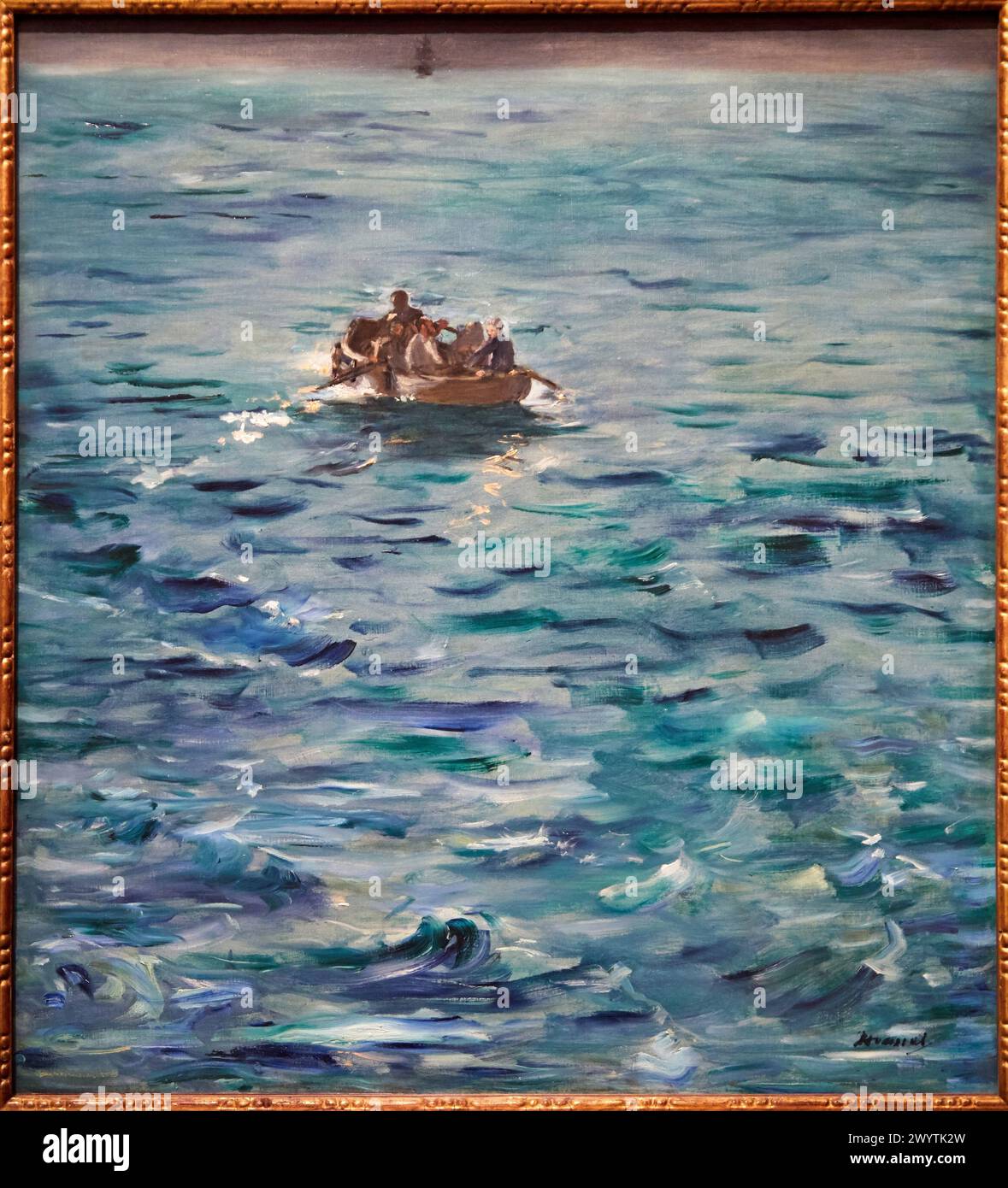 "L'évasion de Rochefort", 1881, Édouard Manet, Musée d'Orsay, Paris ...