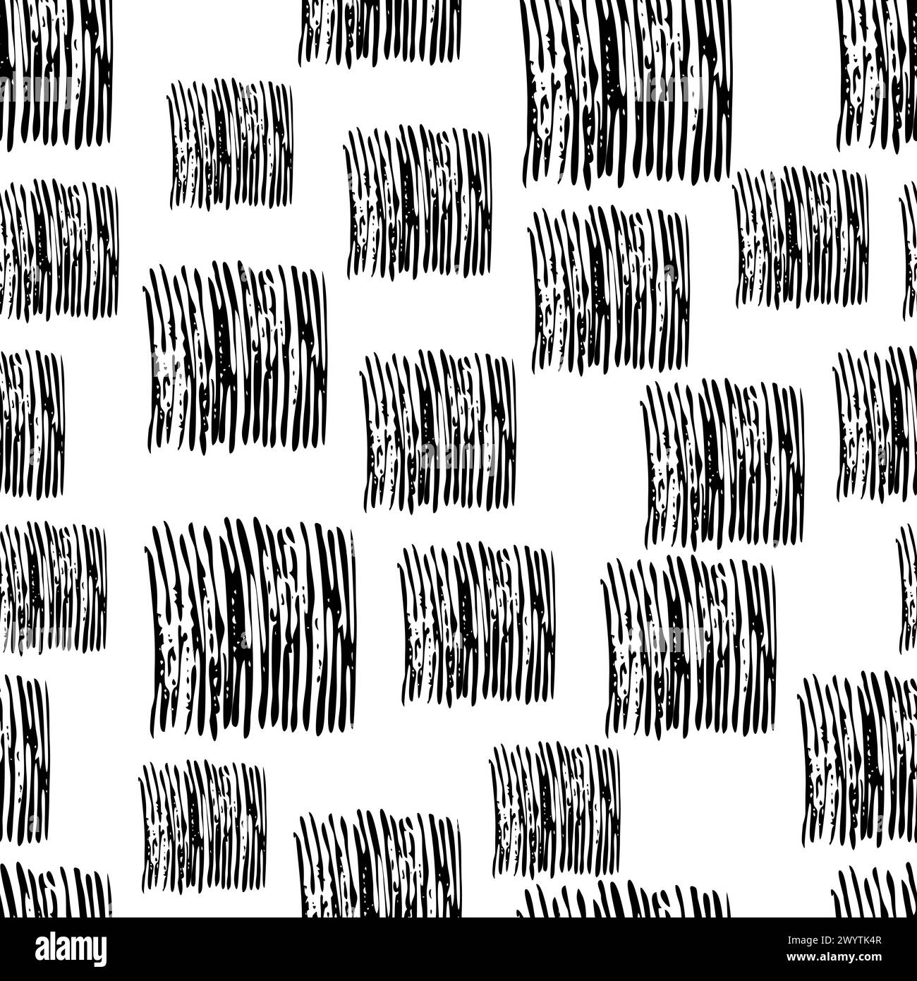 Seamless Pattern with hand drawn black scribble Smear. Abstract grunge texture. Vector ...