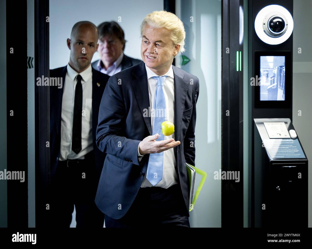 THE HAGUE - Geert Wilders (PVV) after the follow-up discussions with ...