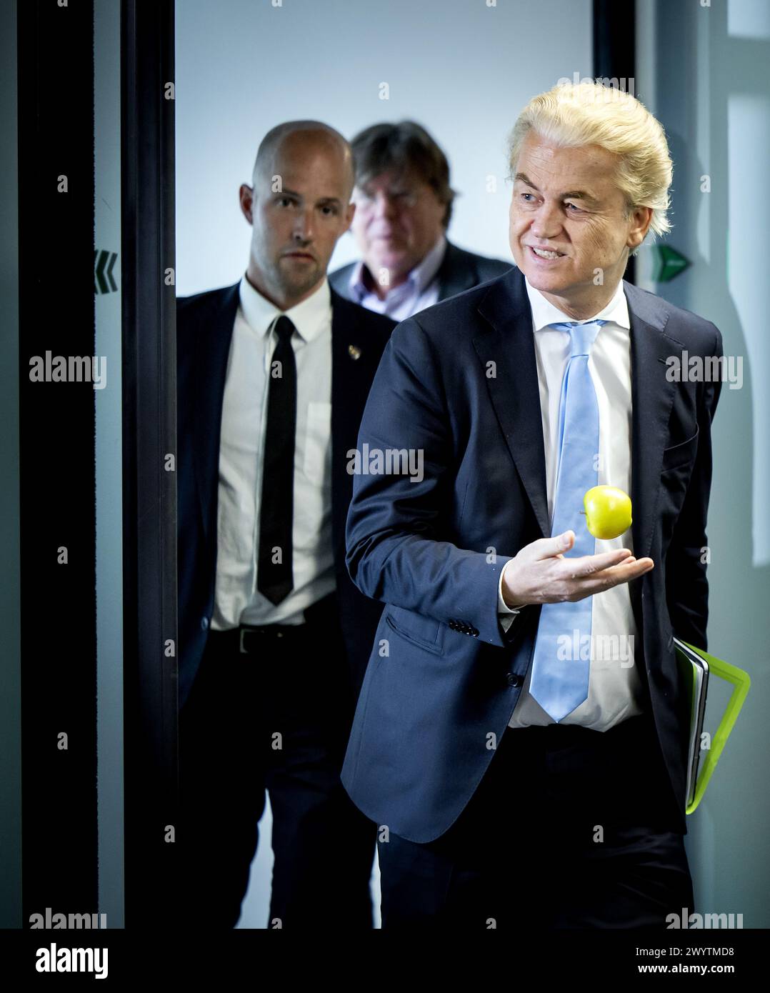 THE HAGUE - Geert Wilders (PVV) after the follow-up discussions with ...