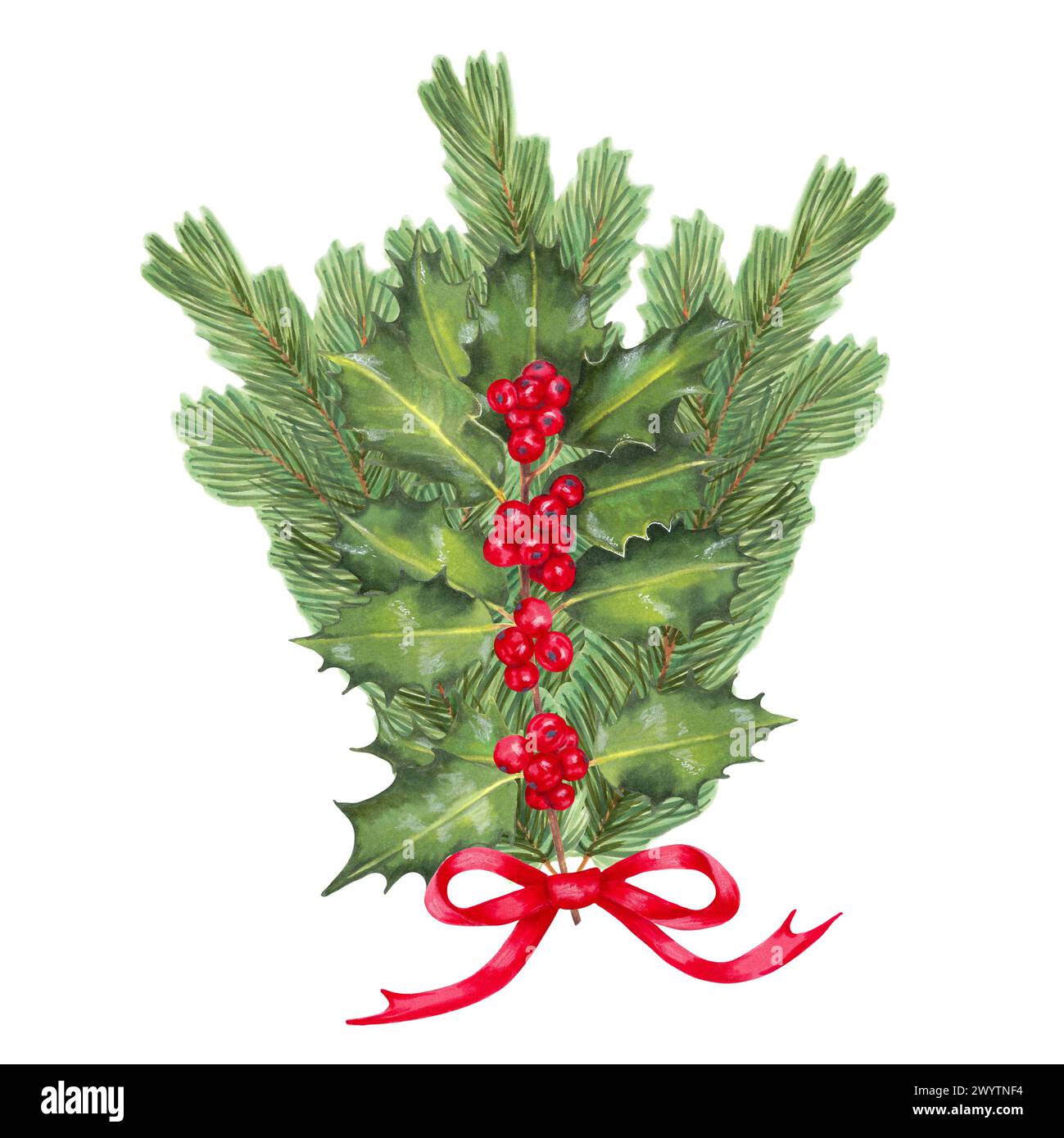 New year bouquet Cut Out Stock Images & Pictures - Alamy