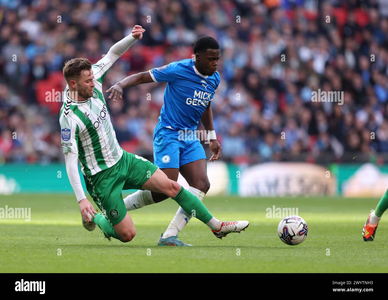 London, UK. 07th Apr, 2024. Matt Butcher (WW) Kwame Poku (PU) at the ...