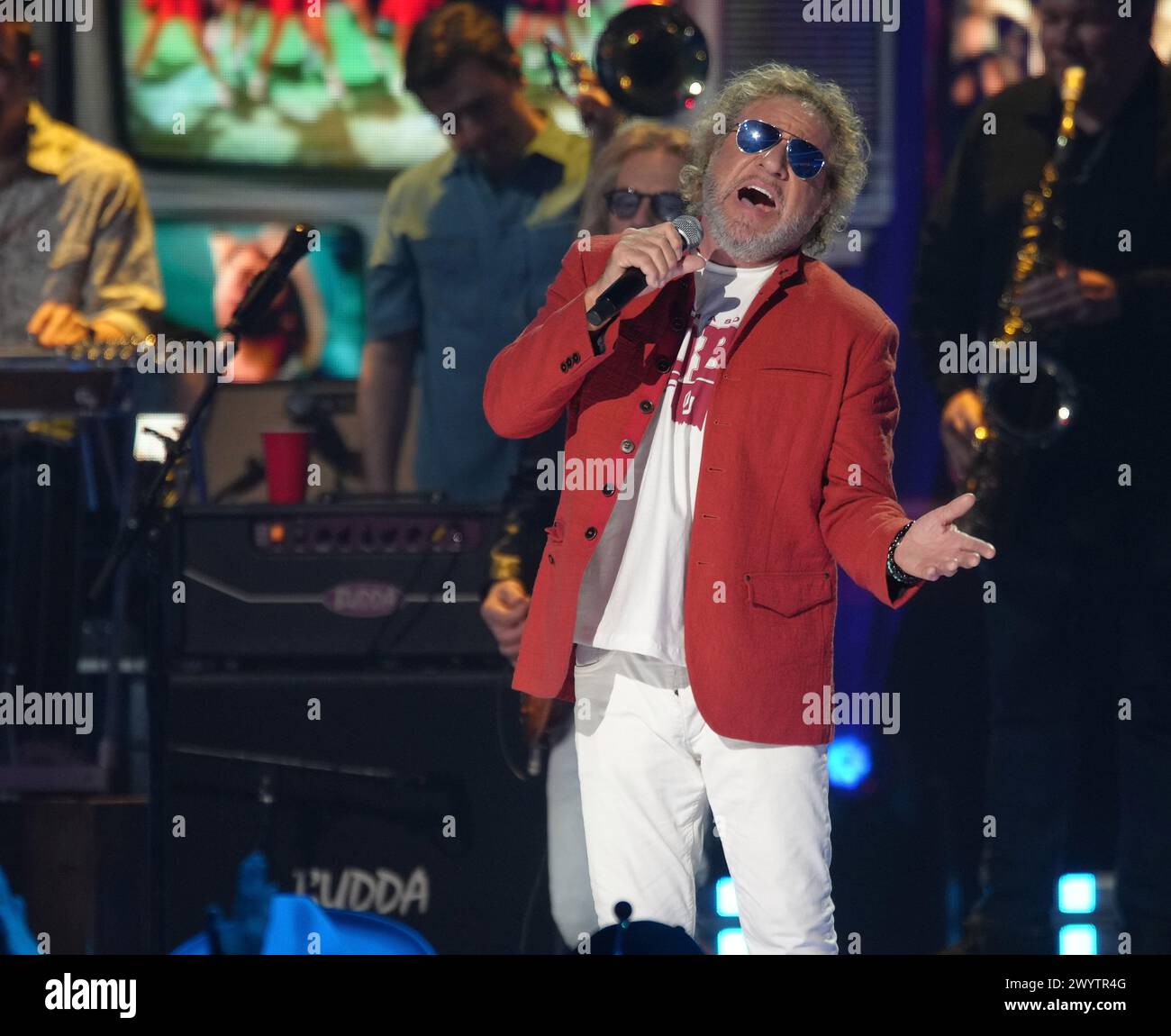 Sammy Hagar performs onstage during the 2024 CMT Music Awards at Moody ...