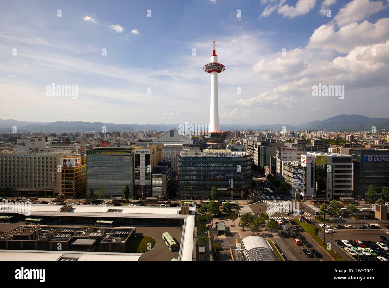 Kyoto city overview hi-res stock photography and images - Alamy