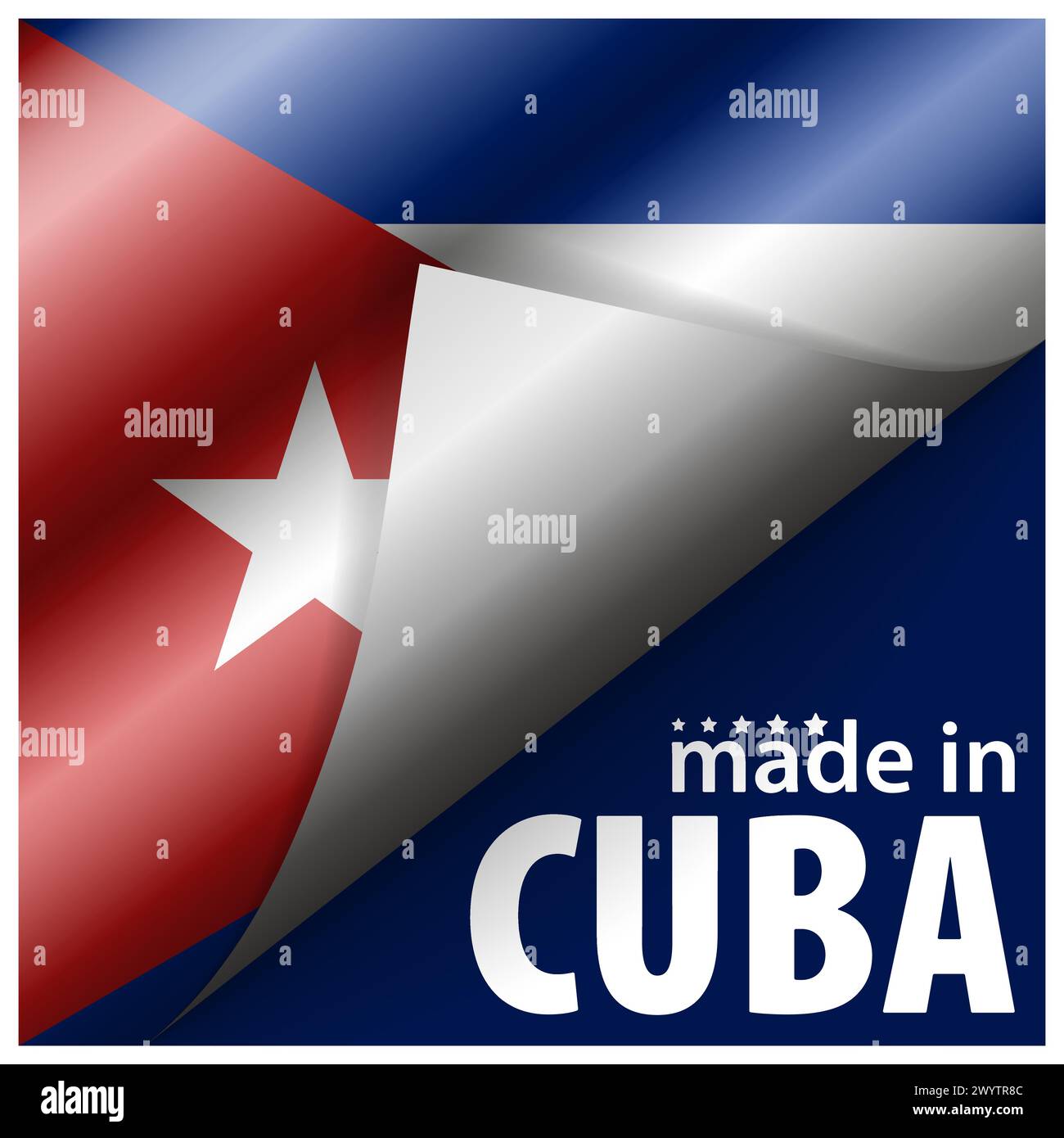 Made in Cuba graphic and label. Element of impact for the use you want ...