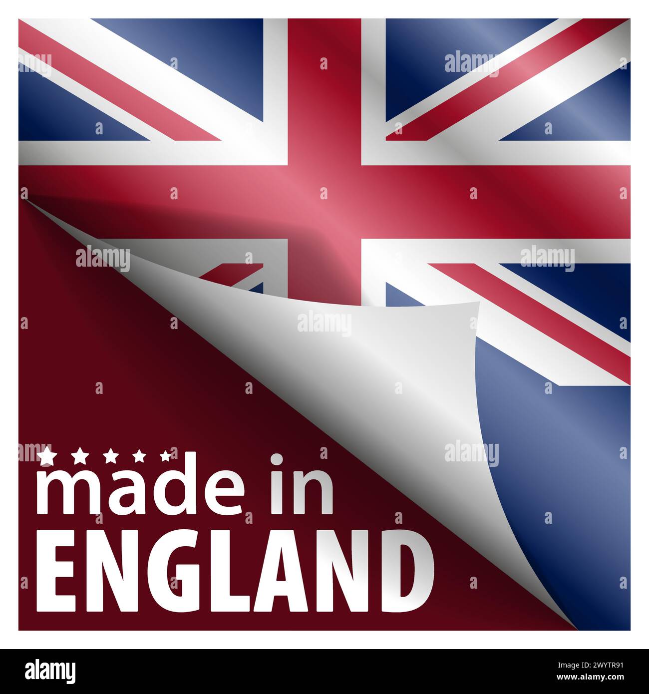 Made in britain and label Stock Vector Images - Alamy