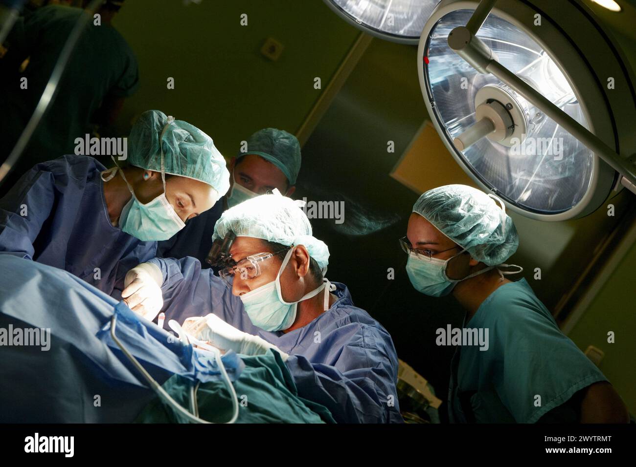 Axillary metastasis, plastic surgery, operation room. Hospital ...
