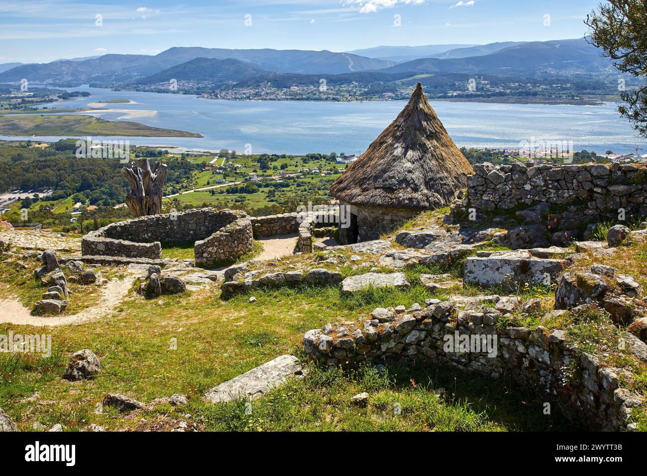 Celtic village, Santa Tecla mountain, Castro of Santa Trega, A Guarda ...