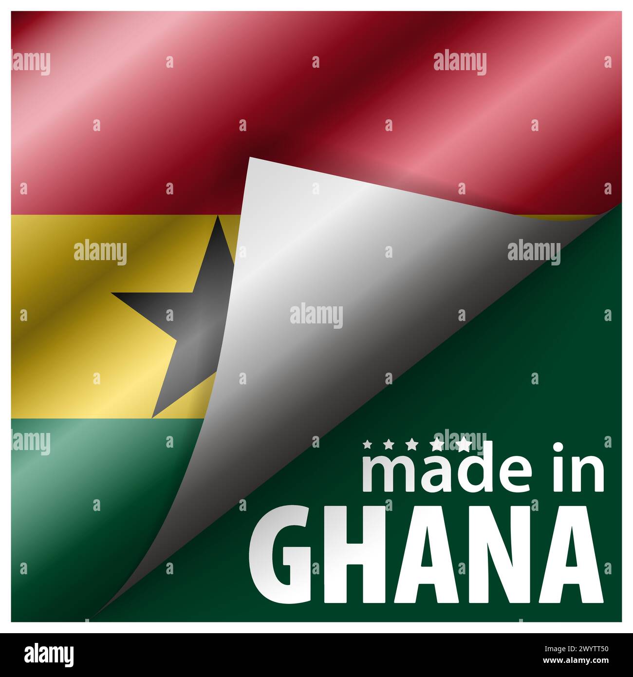 Made in ghana stamp Stock Vector Images - Alamy