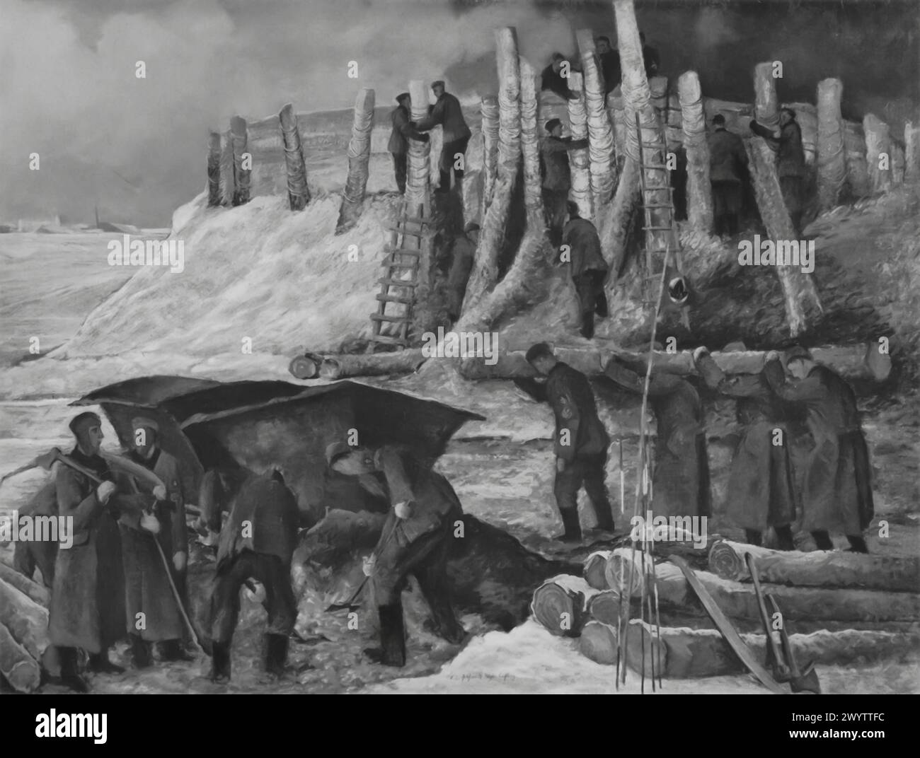 The Construction of a Splitterbox in the East, Overseas" by Franz ...