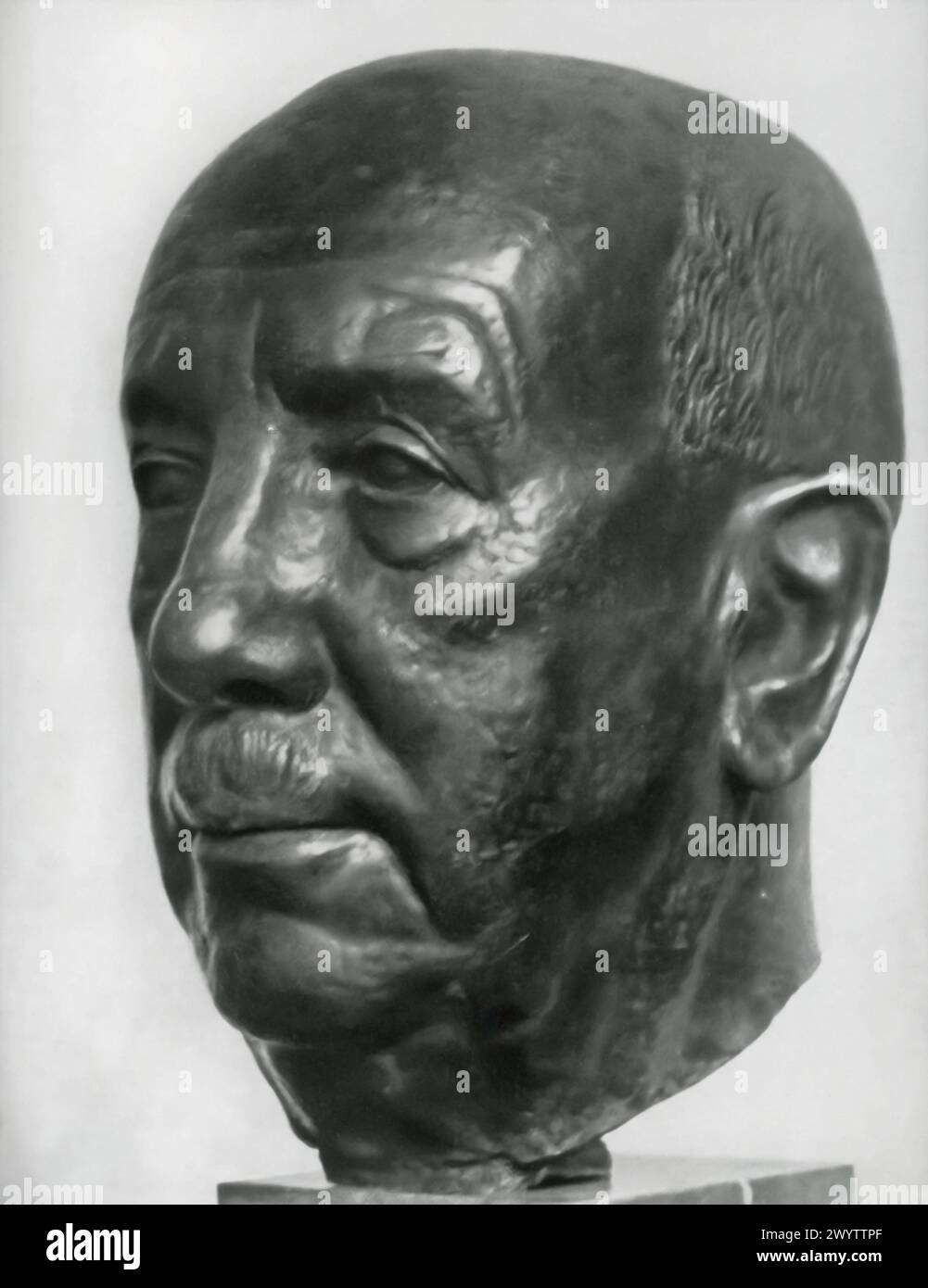A 1942 bust by Franz Mikorey depicts Richard Strauss, a renowned German ...