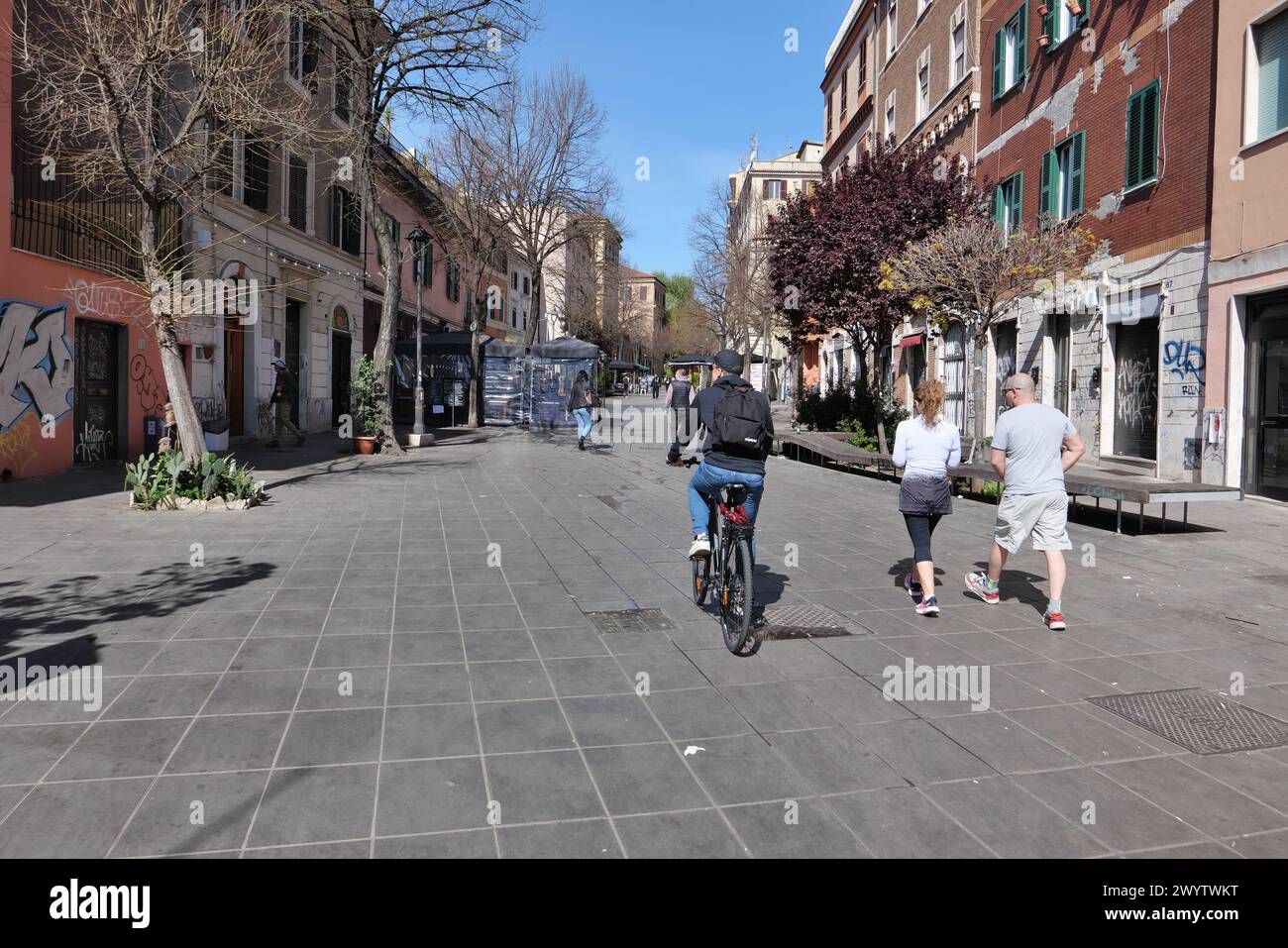THE PEDESTRIAN AREA OF PIGNETO. PIGNETO IS AN ALTERNATIVE HIPSTER AREA ...