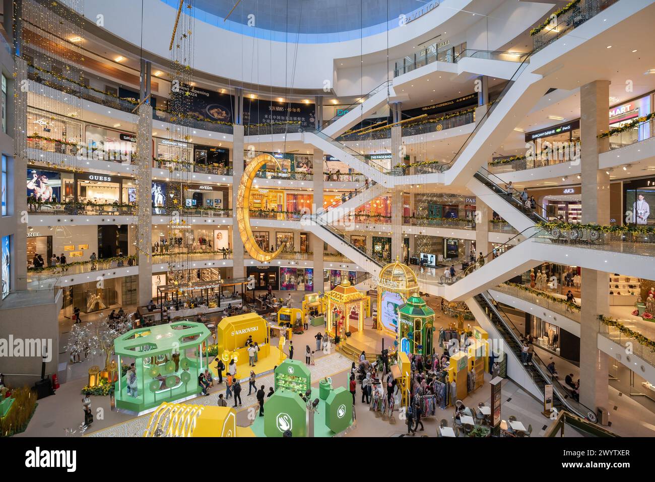 Kuala Lumpur, Malaysia - April 6,2024 : Beautiful Hari Raya Aidilfitri ...