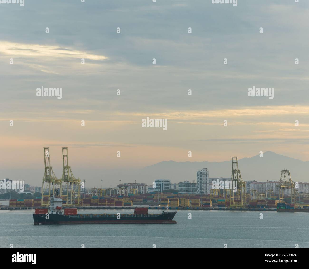 Container Port, Penang, Malaysia, Asia Stock Photo - Alamy