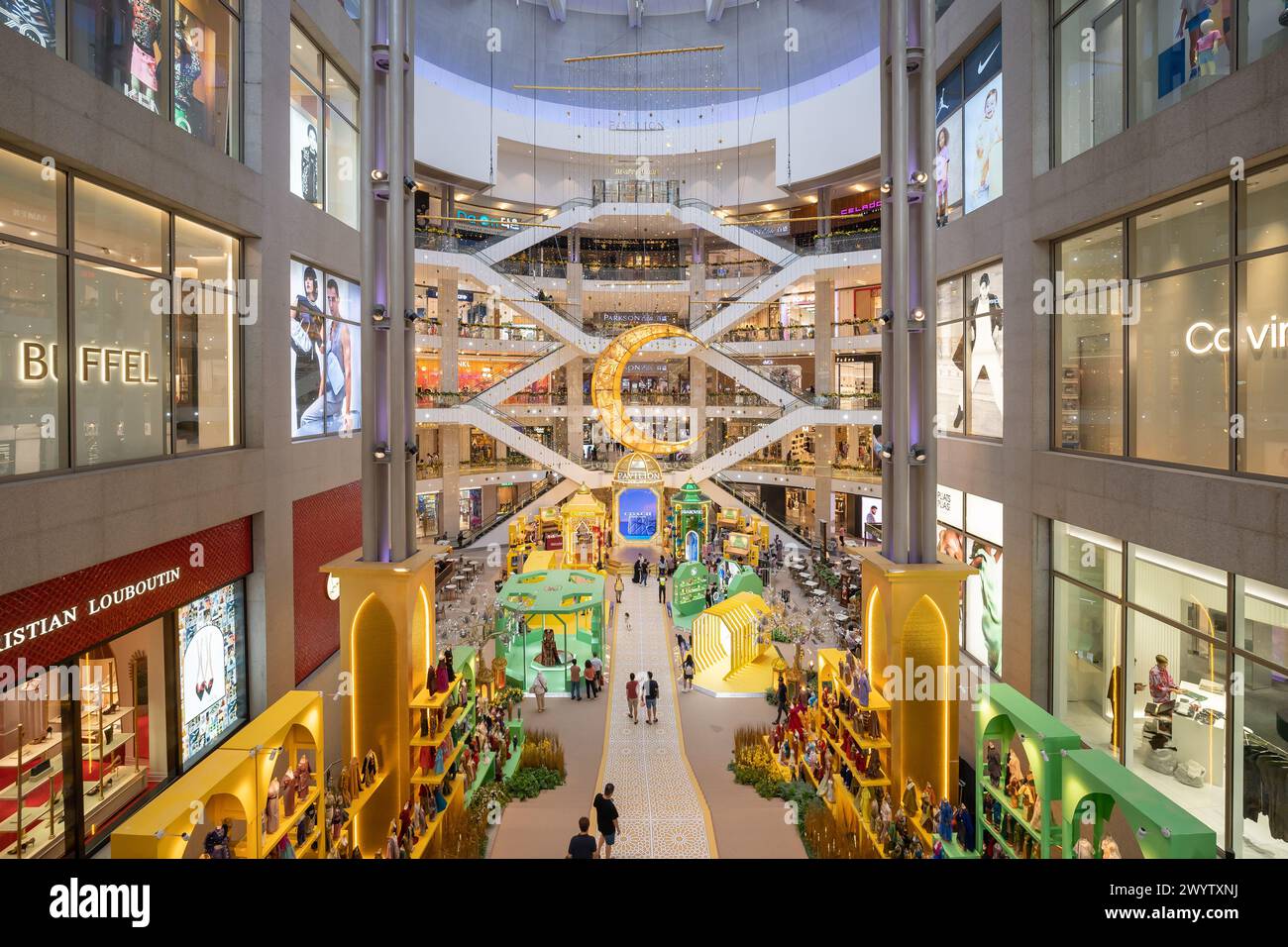 Kuala Lumpur, Malaysia - April 6,2024 : Beautiful Hari Raya Aidilfitri ...
