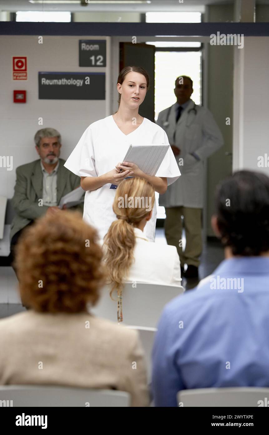 Waiting room care hospital human medicine office person hi-res stock ...