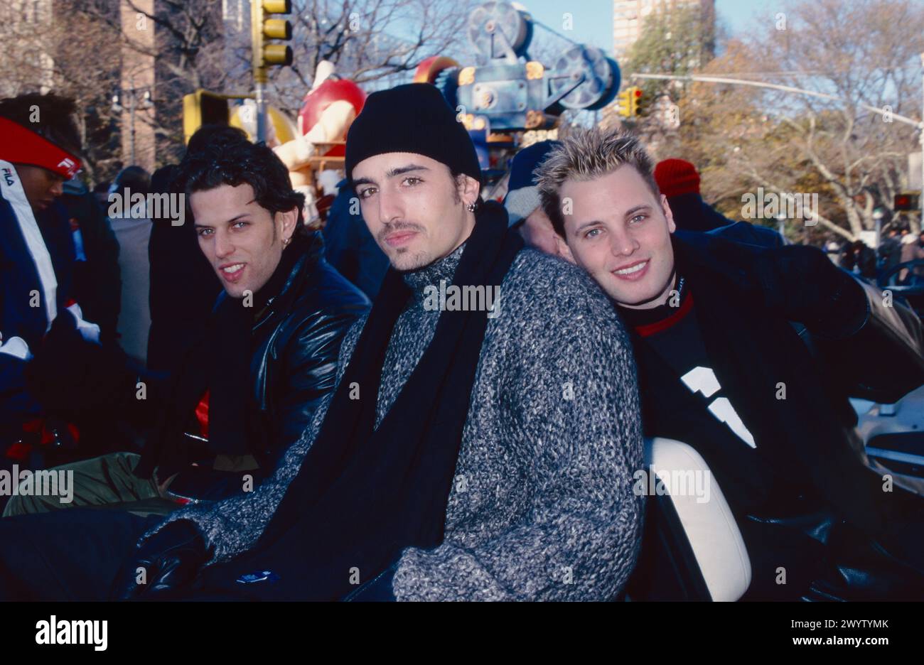 Devin Lima, Brad Fischetti and Rich Cronin of the pop band LFO at the ...