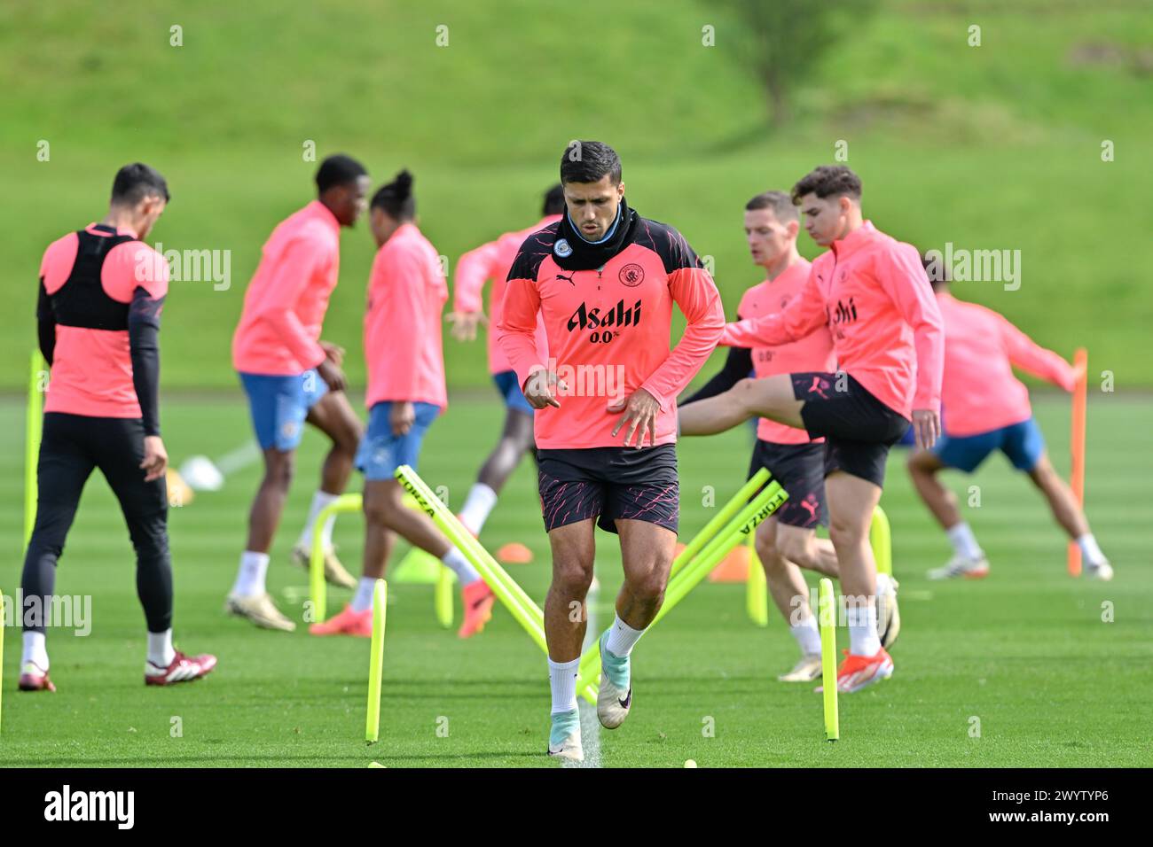 Rodri of Manchester City, during the Manchester City champions League ...