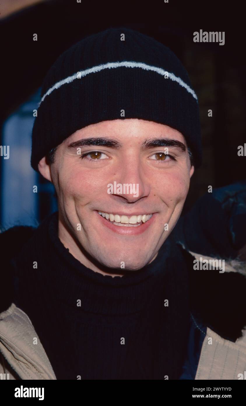 Stephen McNally of the British pop band BBMak at the 74th Annual Macy's Thanksgiving Day Parade ...