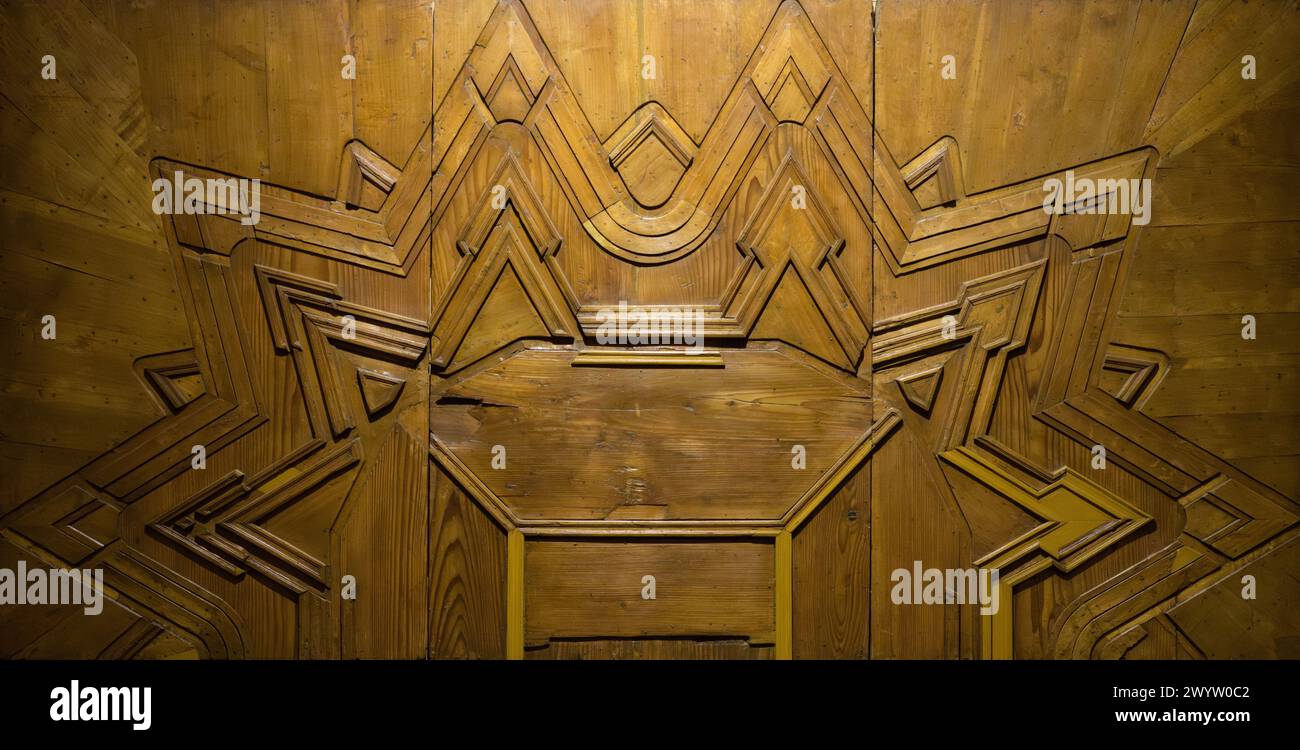 Wooden diagram-model of a military fortification structure Stock Photo ...