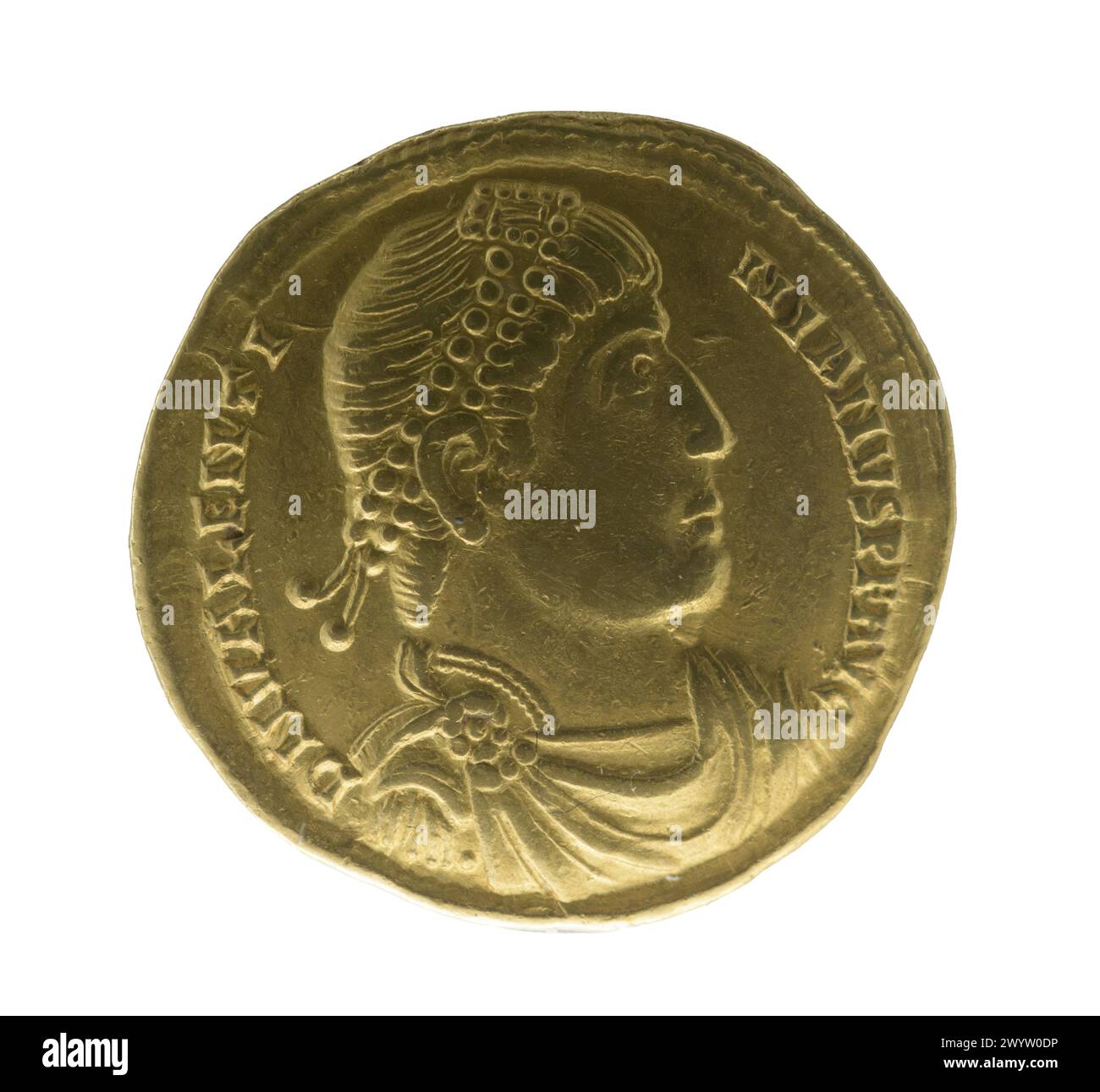 Valentinian I, Valentinian the Great - Roman emperor. Aureus with the ...