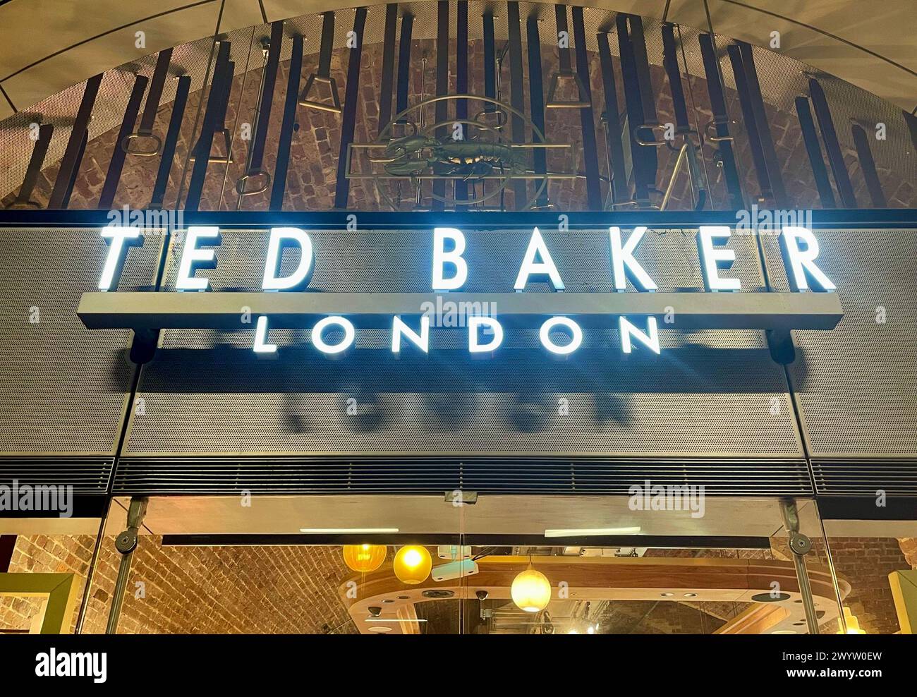 The Ted baker store at London Bridge, in London, one of the 15 stores ...