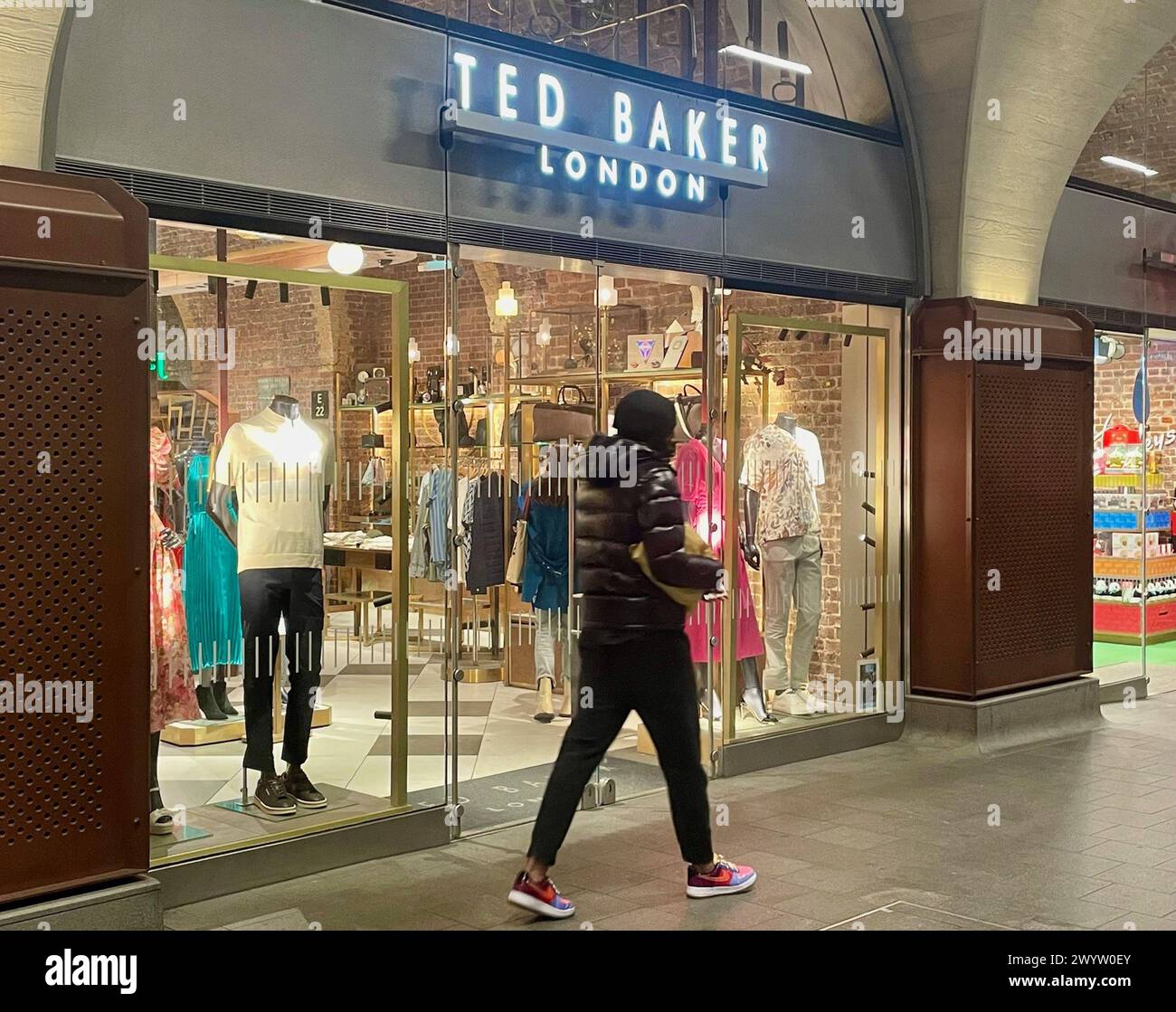 The Ted baker store at London Bridge, in London, one of the 15 stores ...