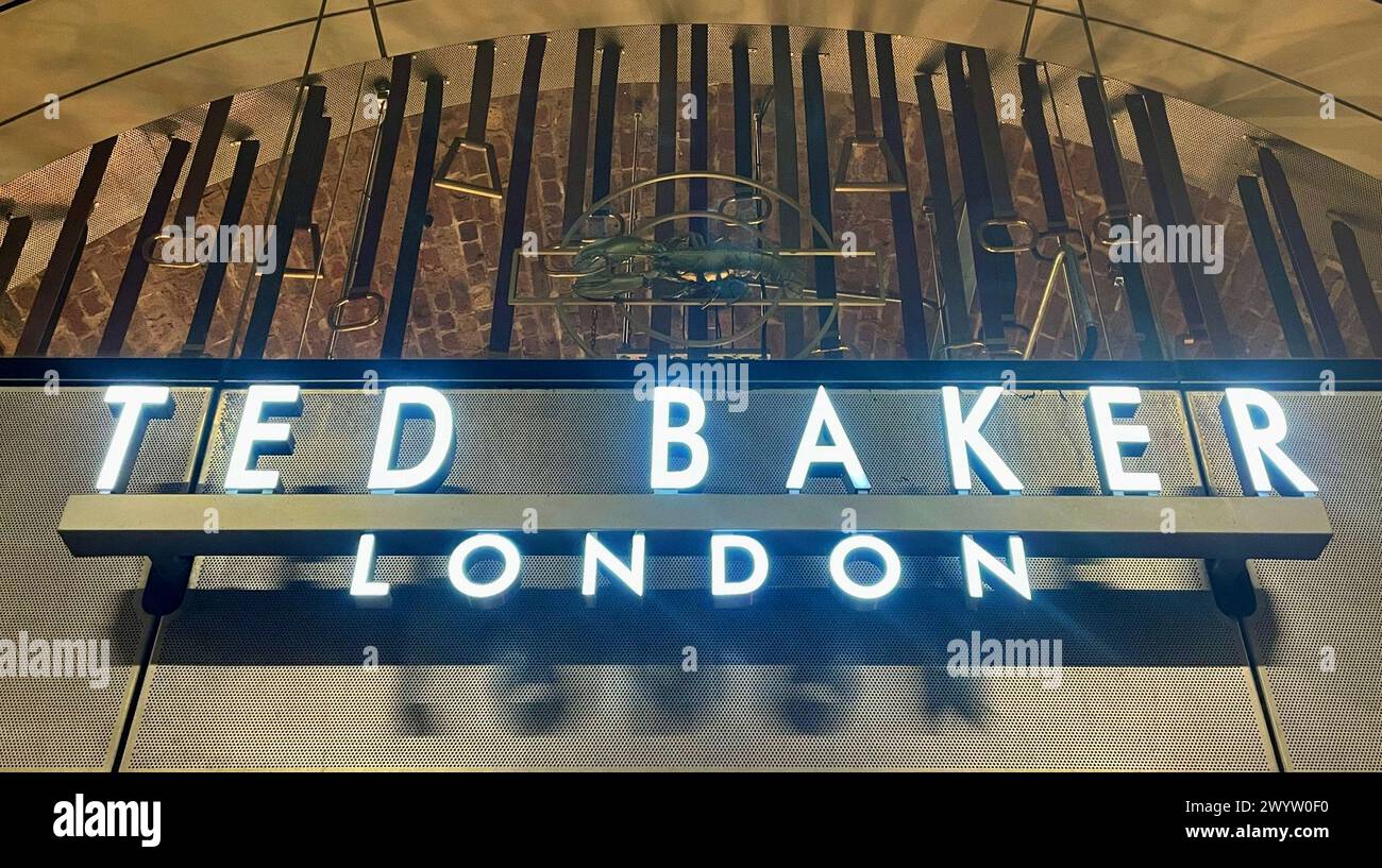 The Ted baker store at London Bridge, in London, one of the 15 stores ...