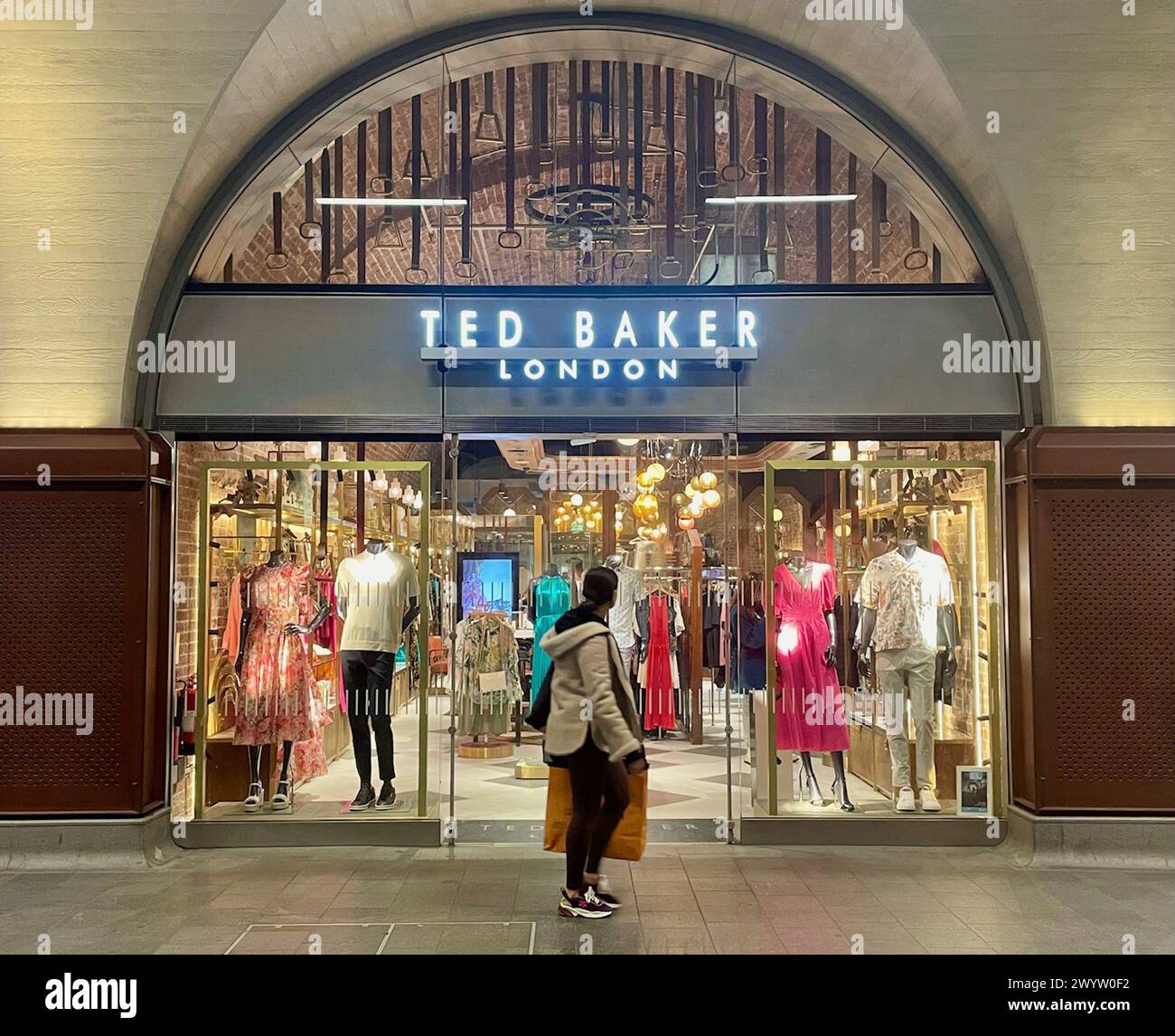 The Ted baker store at London Bridge, in London, one of the 15 stores ...