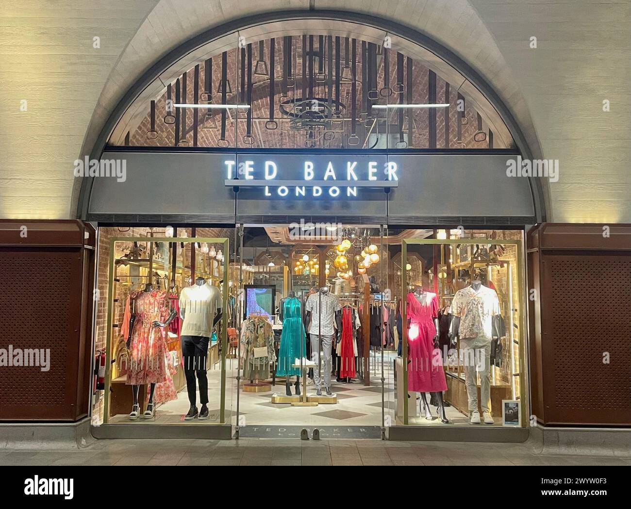 The Ted baker store at London Bridge, in London, one of the 15 stores ...