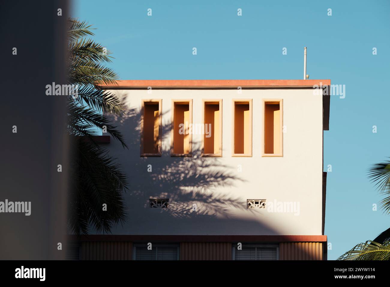 Art deco architecture, South Beach, Miami, Dade County, Florida, USA ...