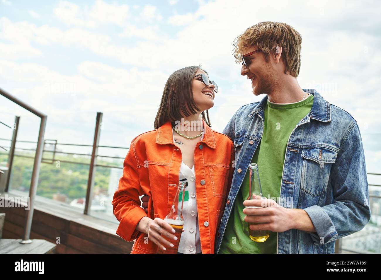 A man and woman stand side by side, showcasing unity and partnership in ...