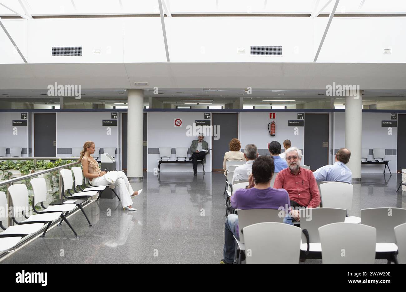 Waiting area, doctor´s office Stock Photo - Alamy