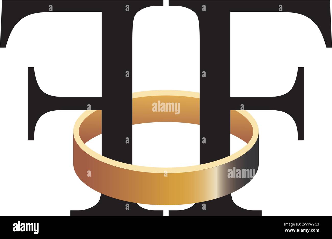 F ring Stock Vector Images - Alamy