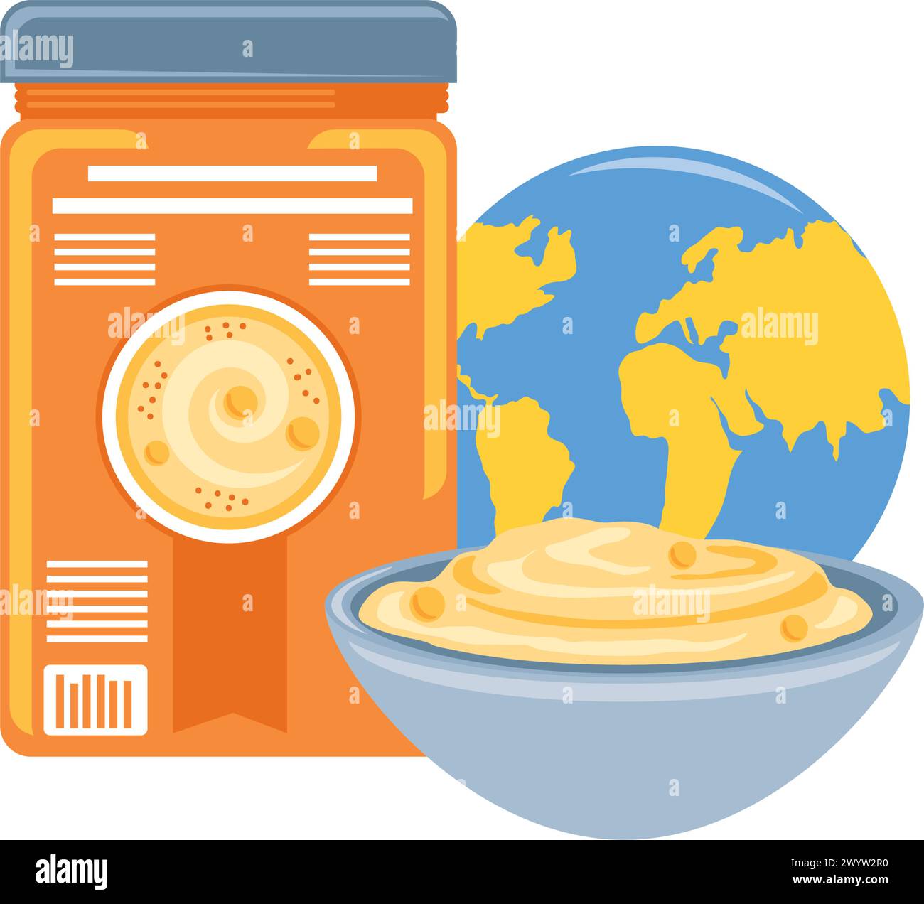 World hummus day Stock Vector Images - Alamy