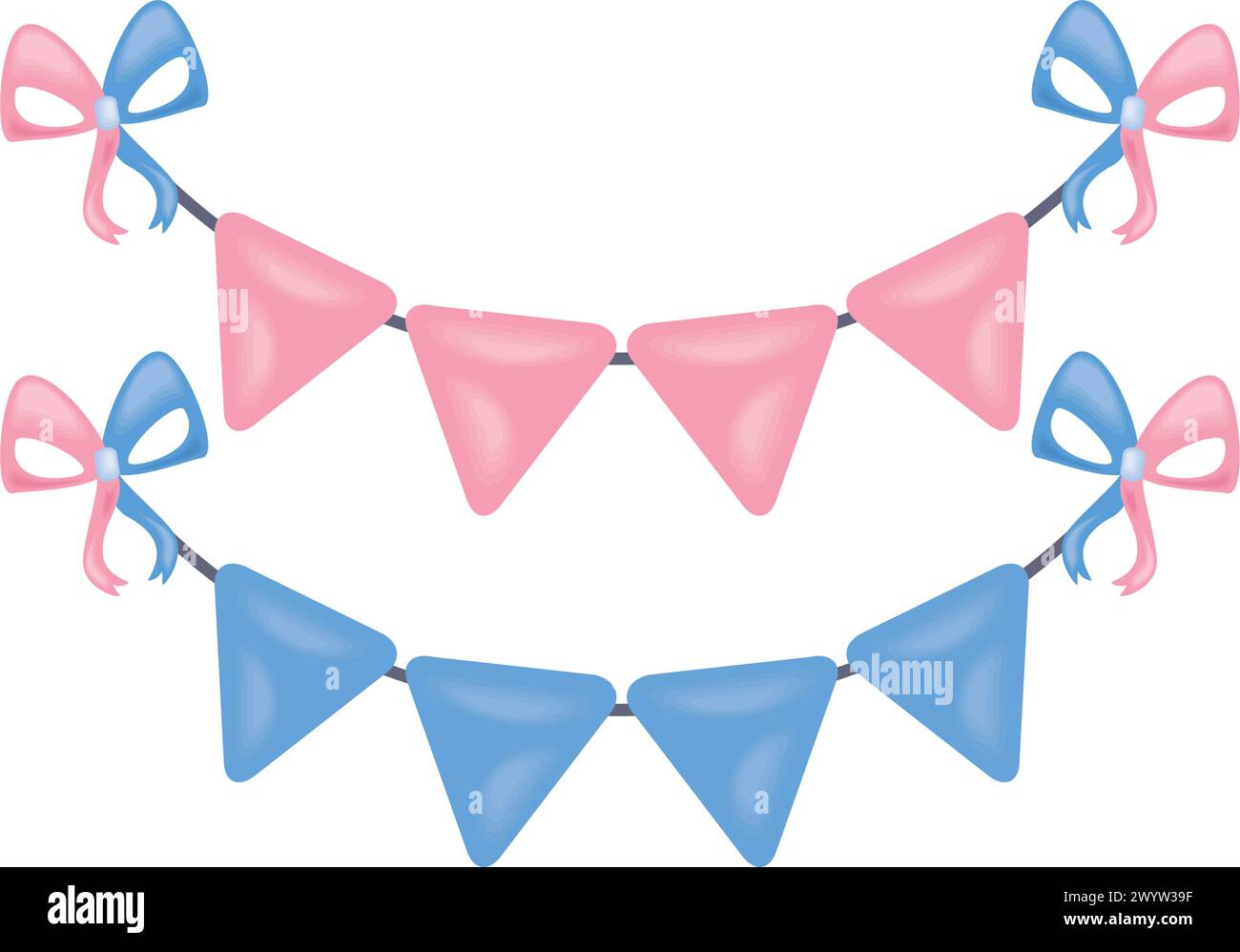 gender reveal celebration Stock Vector Image & Art - Alamy