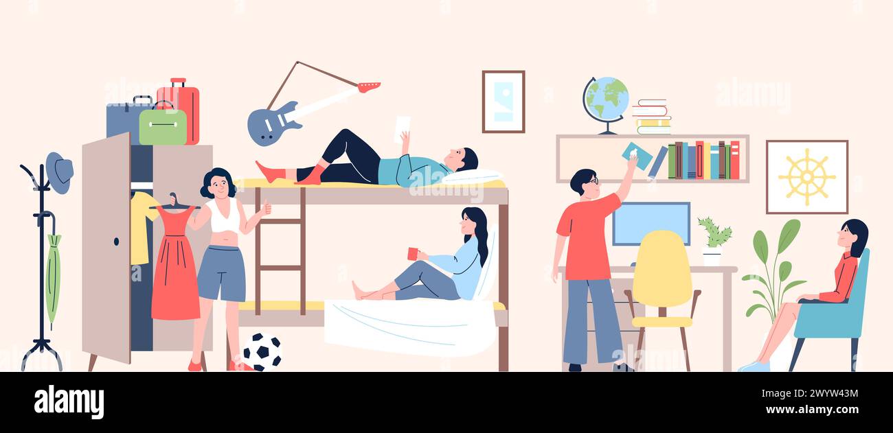 Bunk bed accommodation hi-res stock photography and images - Alamy