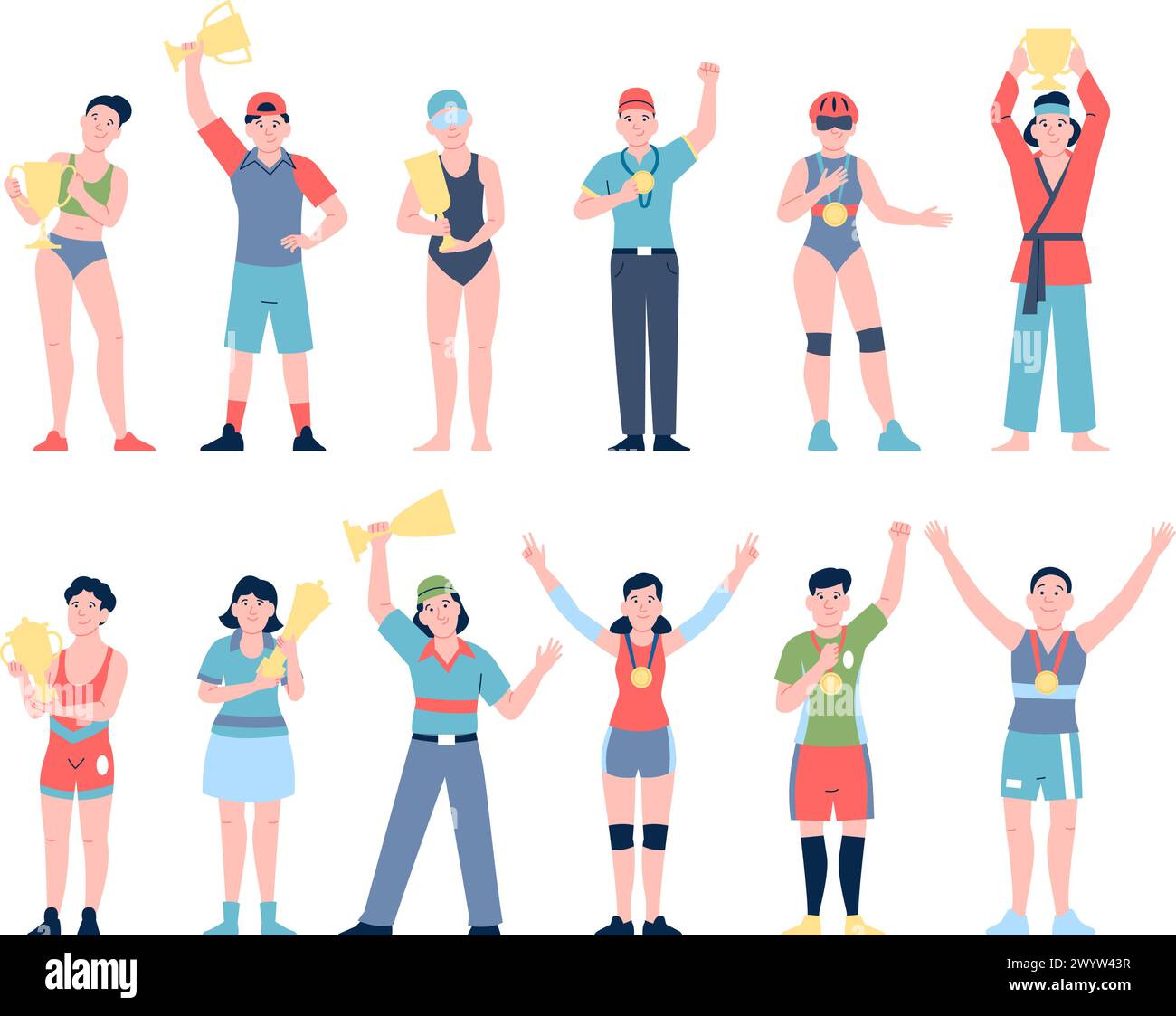 Celebrate olympic success Stock Vector Images - Alamy