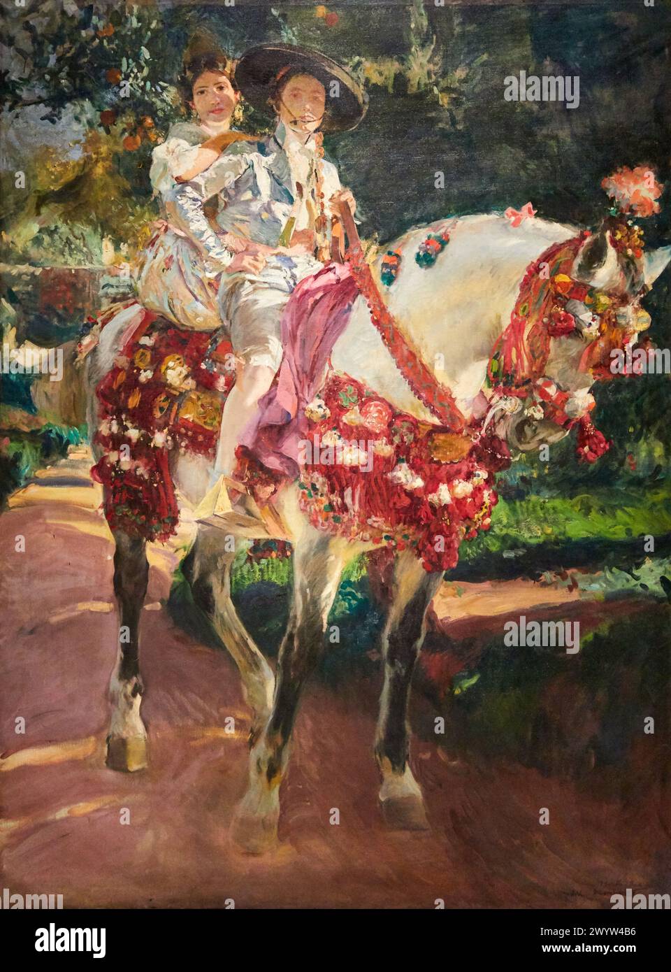 "Portraits of Elena and Maria with Old-fashioned Valencian Costumes ...