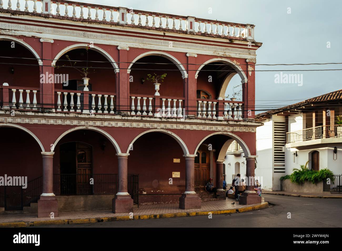 Local architecture, Granada, Nicaragua. Central America Stock Photo - Alamy
