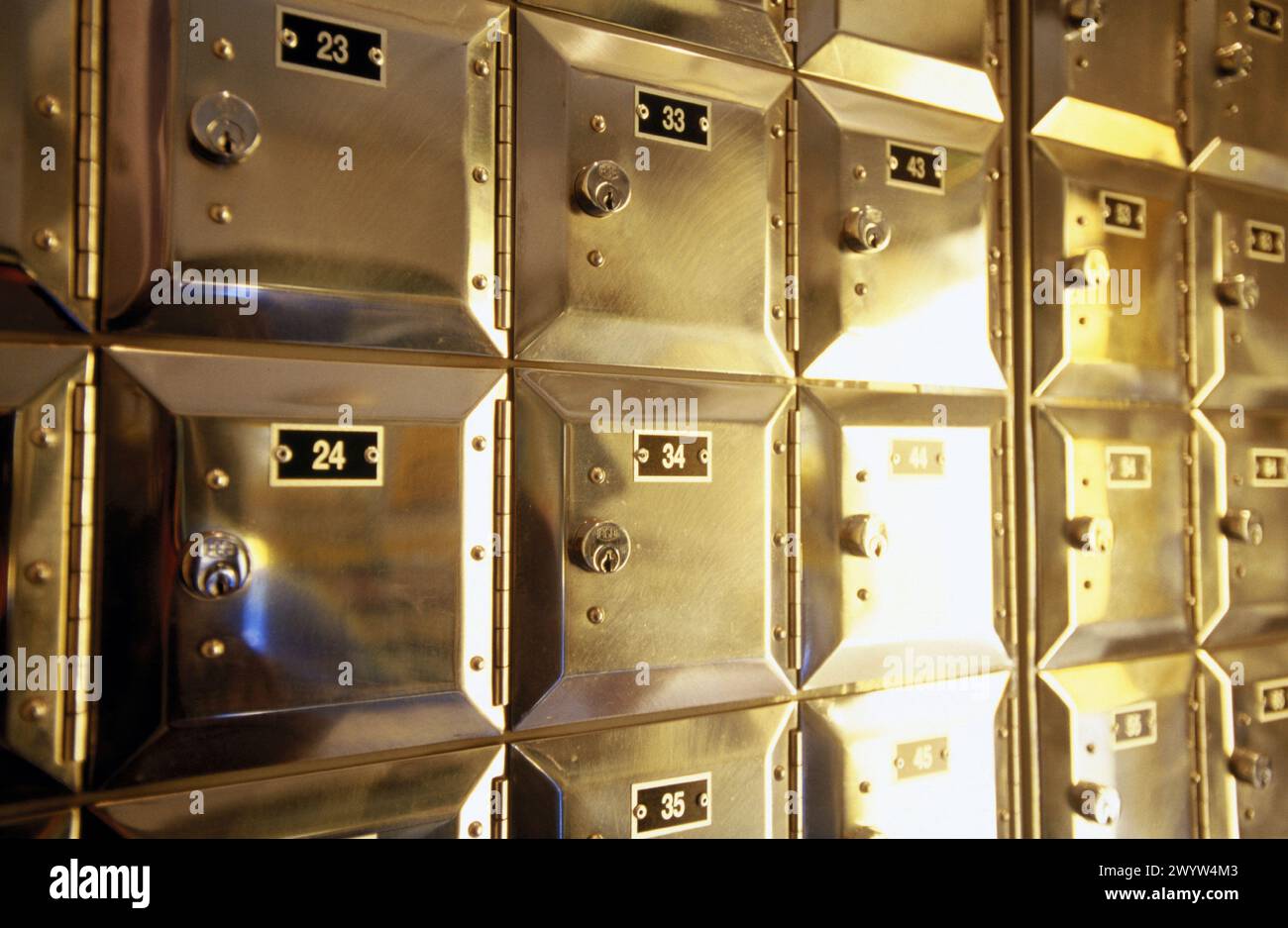 Po boxes closed hi-res stock photography and images - Alamy