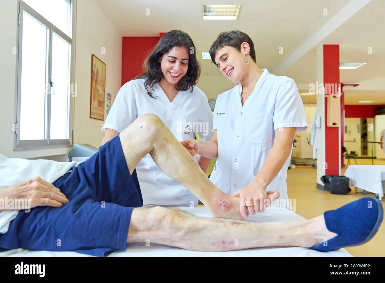 Reeducation exercise hi-res stock photography and images - Alamy