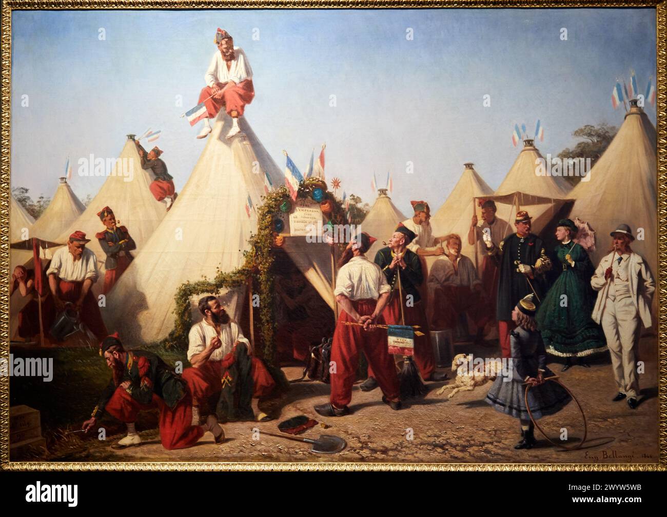 Infantry sappers setting up camp hi-res stock photography and images ...