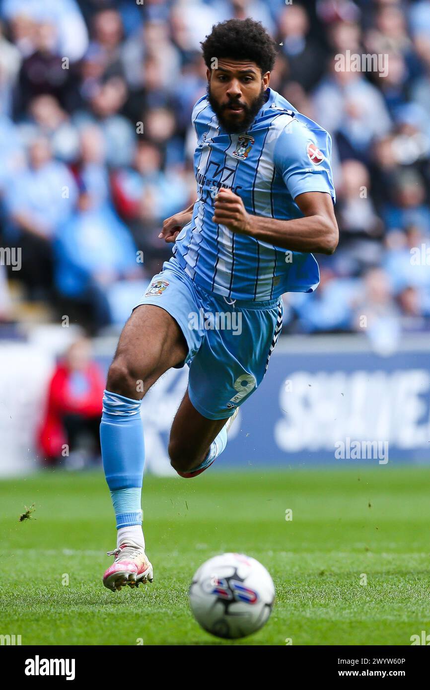 Coventry City’s matchday mascots walk out with the team ahead of the ...